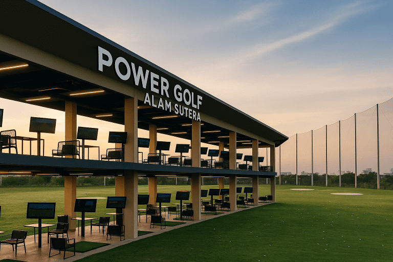 Power Golf Alam Sutera Driving Range Berteknologi Canggih
